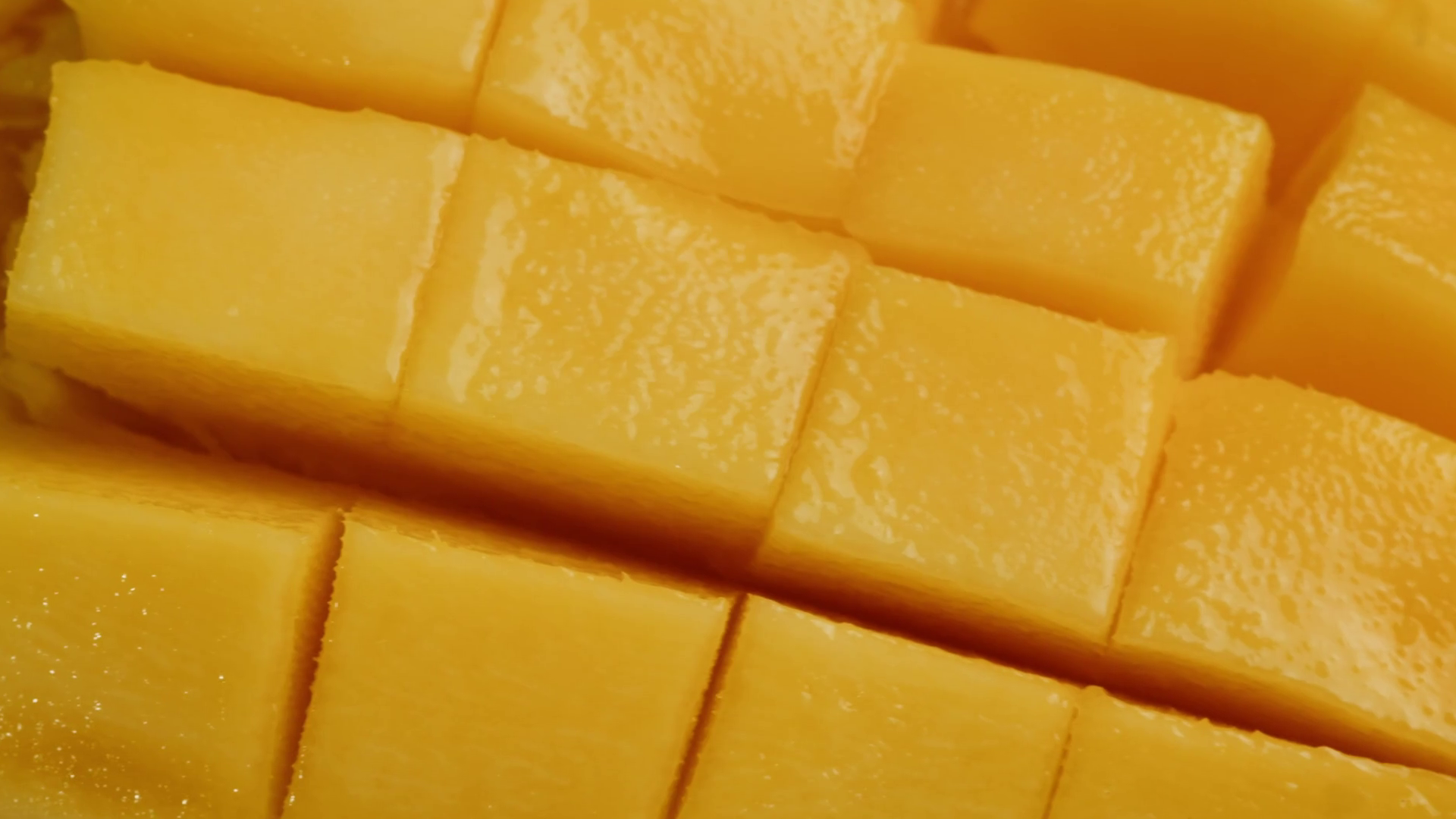 Mango Close-up Macro Slice Fresh Exotic Stock Footage SBV-348768432 ...