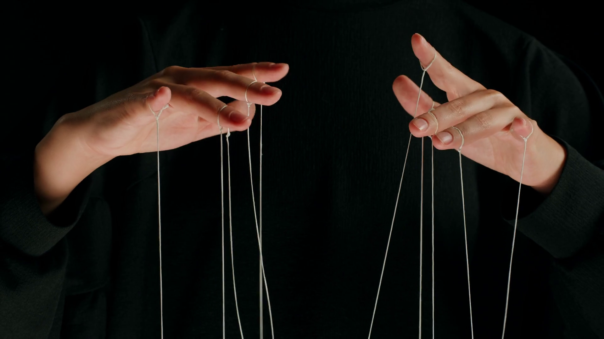 The Puppeteer Controls Puppets In Theater Stock Footage SBV-348824393 ...