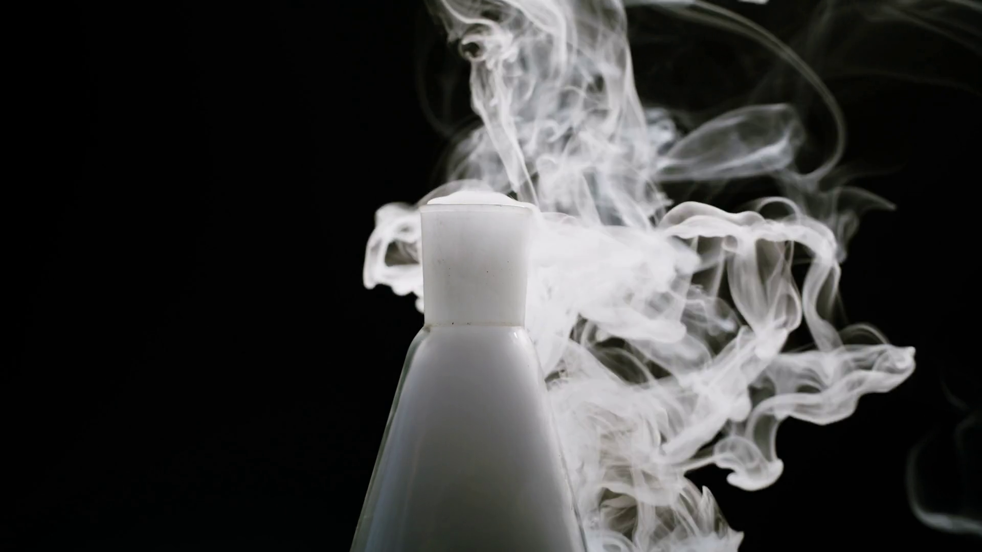 Test Tube On Black Background In Smoke Stock Footage SBV-348827203 ...