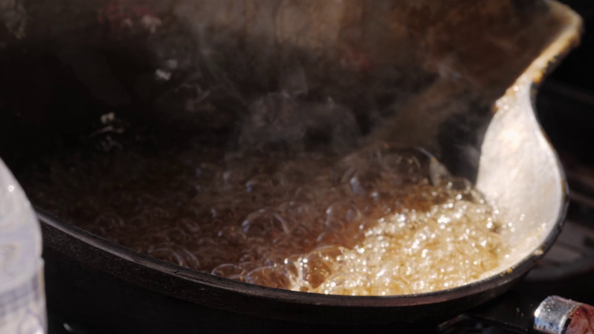 Making Fruits In Boiling Caramel Close-up Stock Footage SBV-348856181 ...