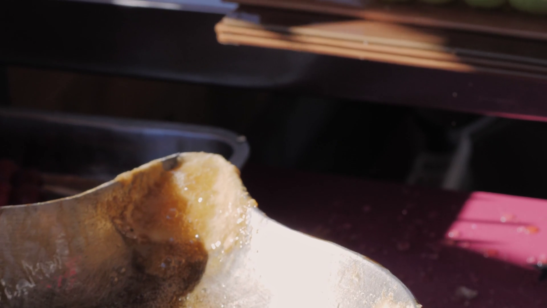 Making Fruits In Boiling Caramel Close-up Stock Footage SBV-348855872 ...