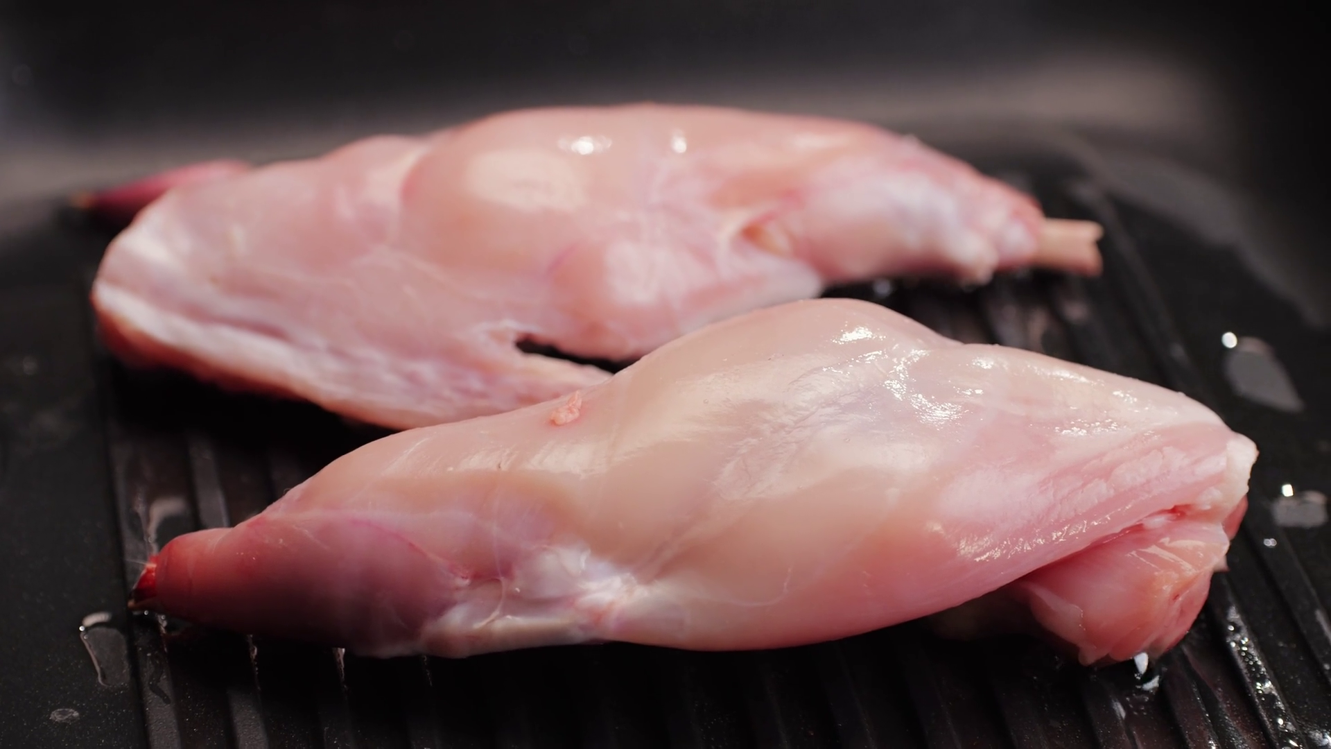 Roasted Rabbit Legs In Grill Pan Healthy Stock Footage SBV-348889828 ...
