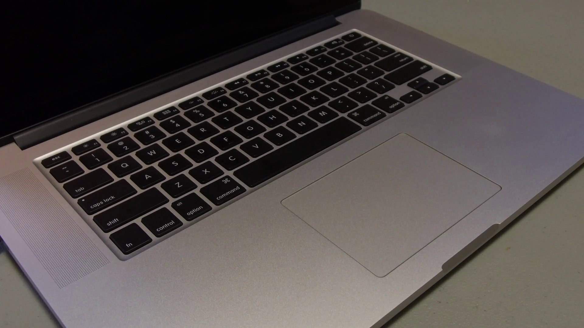 Man Using A Macbook Laptop Track Pad Gestures 1 Stock Video Footage 00: ...