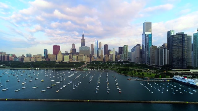 Drone Chicago Stock Footage: Royalty-Free Video Clips - Storyblocks