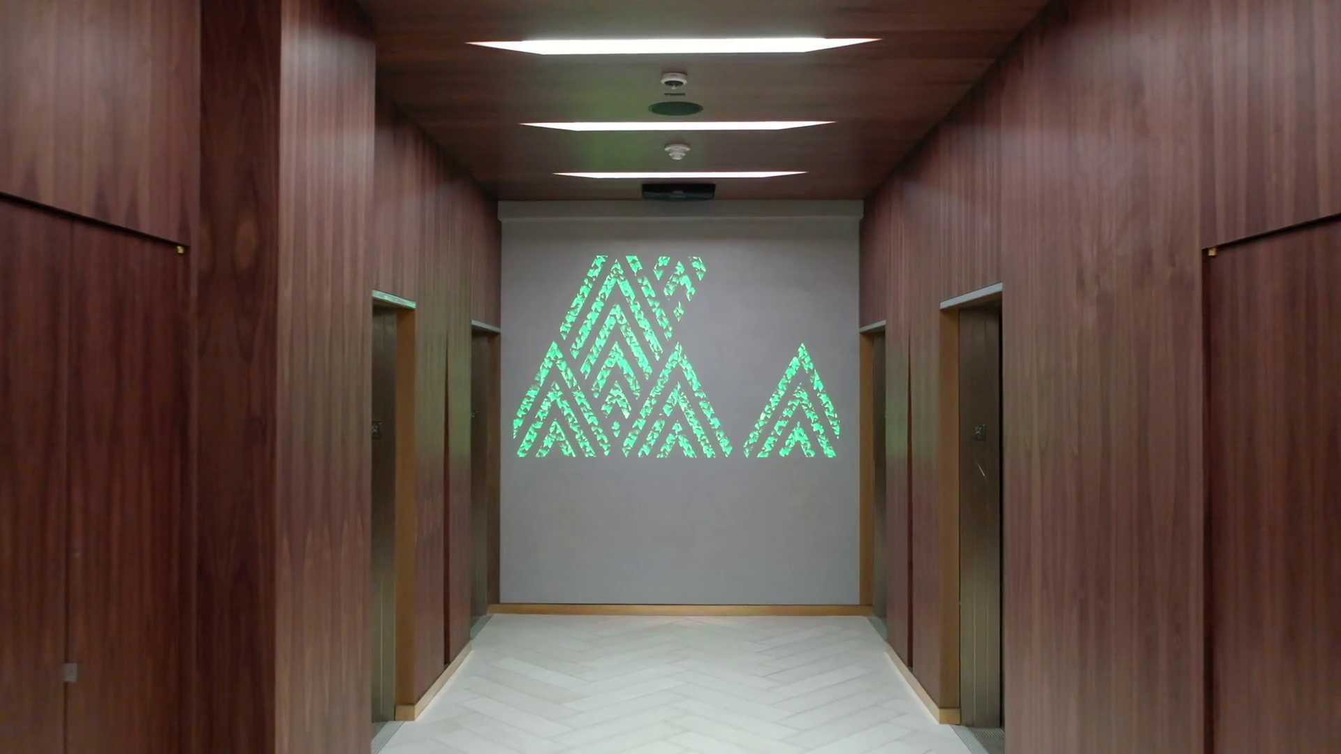 View Of First Floor Lobby Elevator Hallway Stock Video Footage 00:07 ...