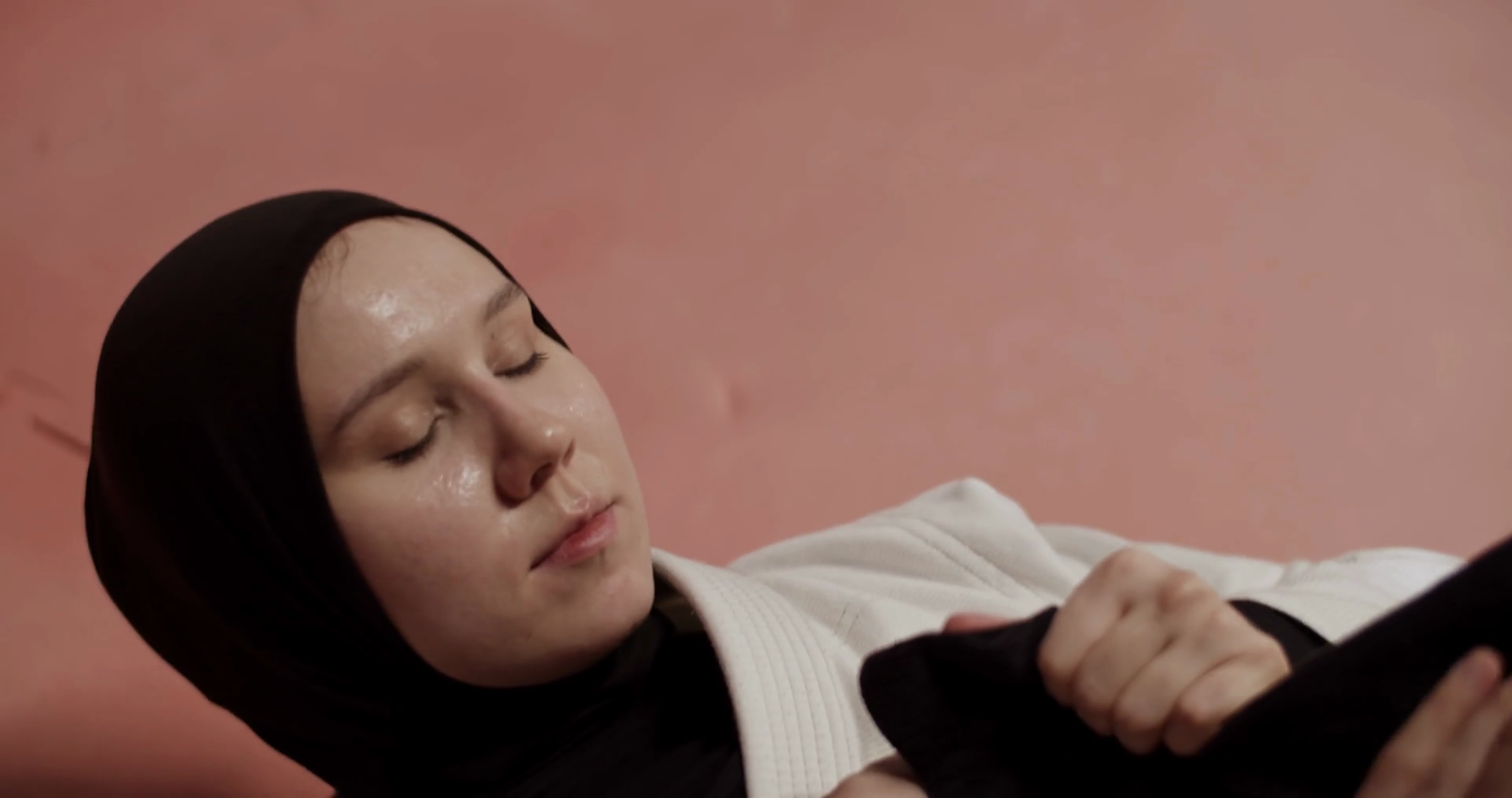 Muslim Woman Fighting Opponent On Floor Stock Footage SBV-347519151 ...