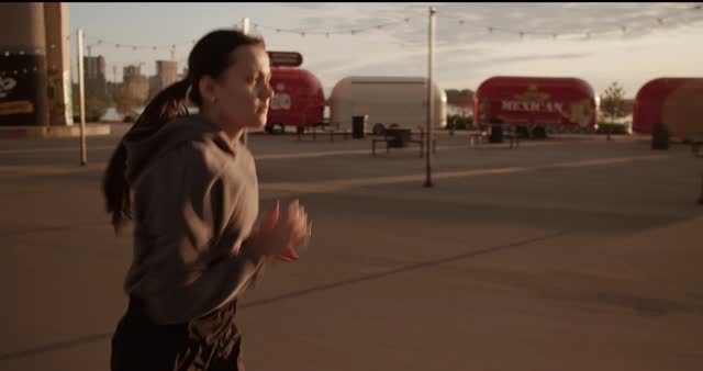 Woman Running In Terror Stock Footage: Royalty-Free Video Clips ...