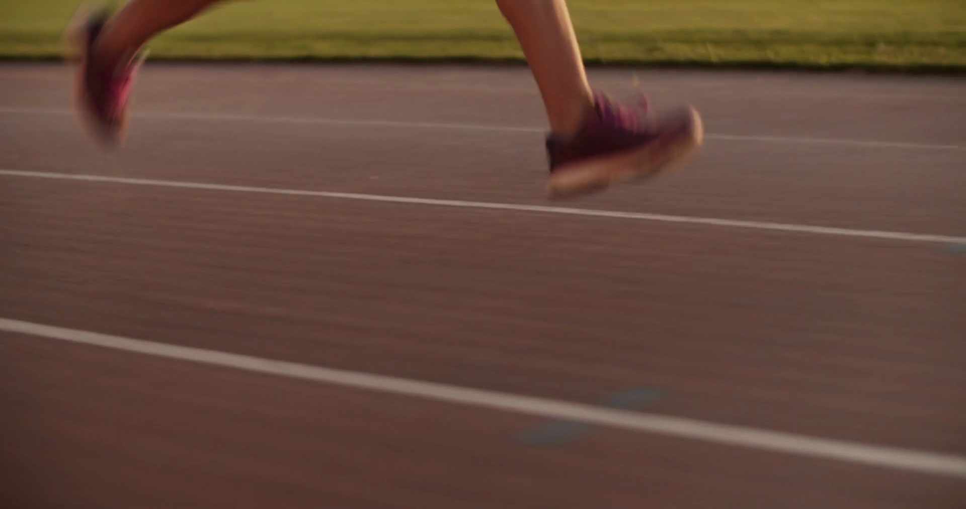 Crop Female Sprinter Running Fast On Track Stock Footage SBV-347728337 ...