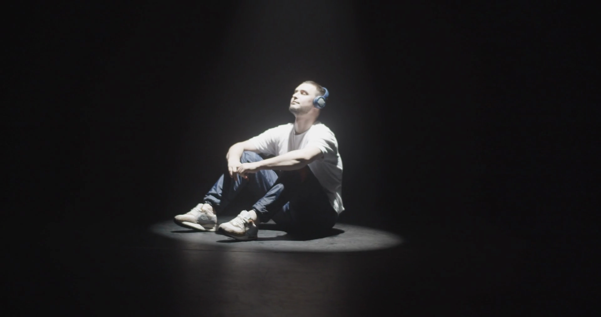 Calm Dancer Embracing Knees Sitting In Stock Footage SBV-347780187 ...