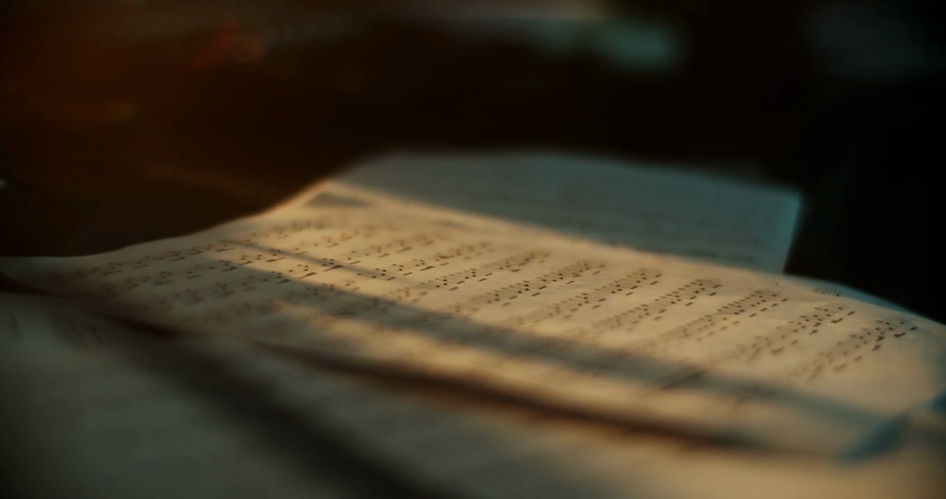 Music Notes On Desk In Sound Recording Studio Stock Footage SBV ...