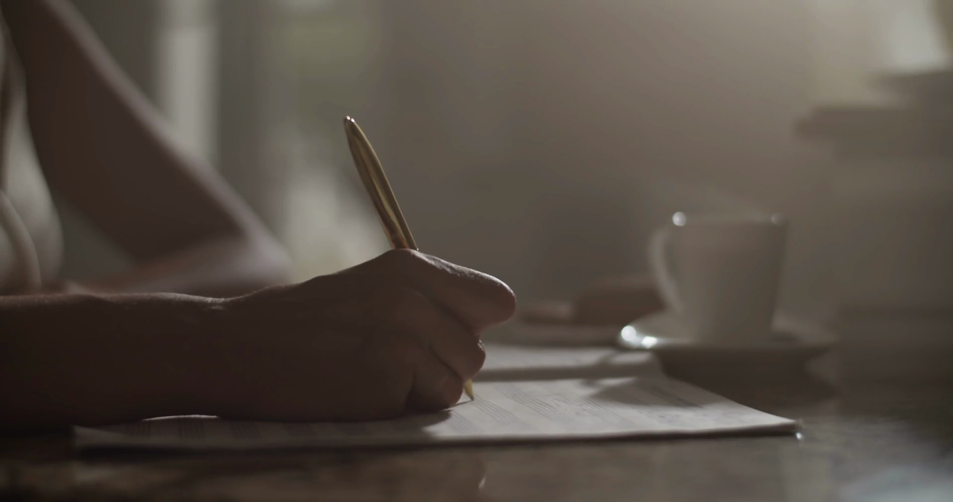 Focused Female Composer Composing Music In Stock Footage SBV-348470282 ...