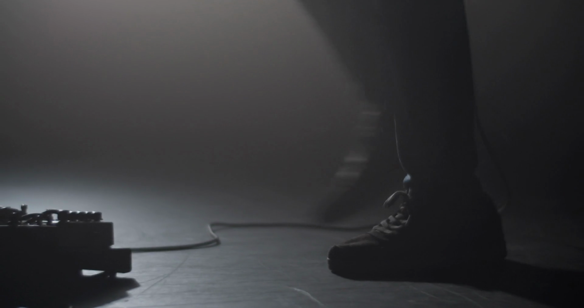 Male Guitarist Using Guitar Pedal Stack Stock Footage SBV-348545986 ...