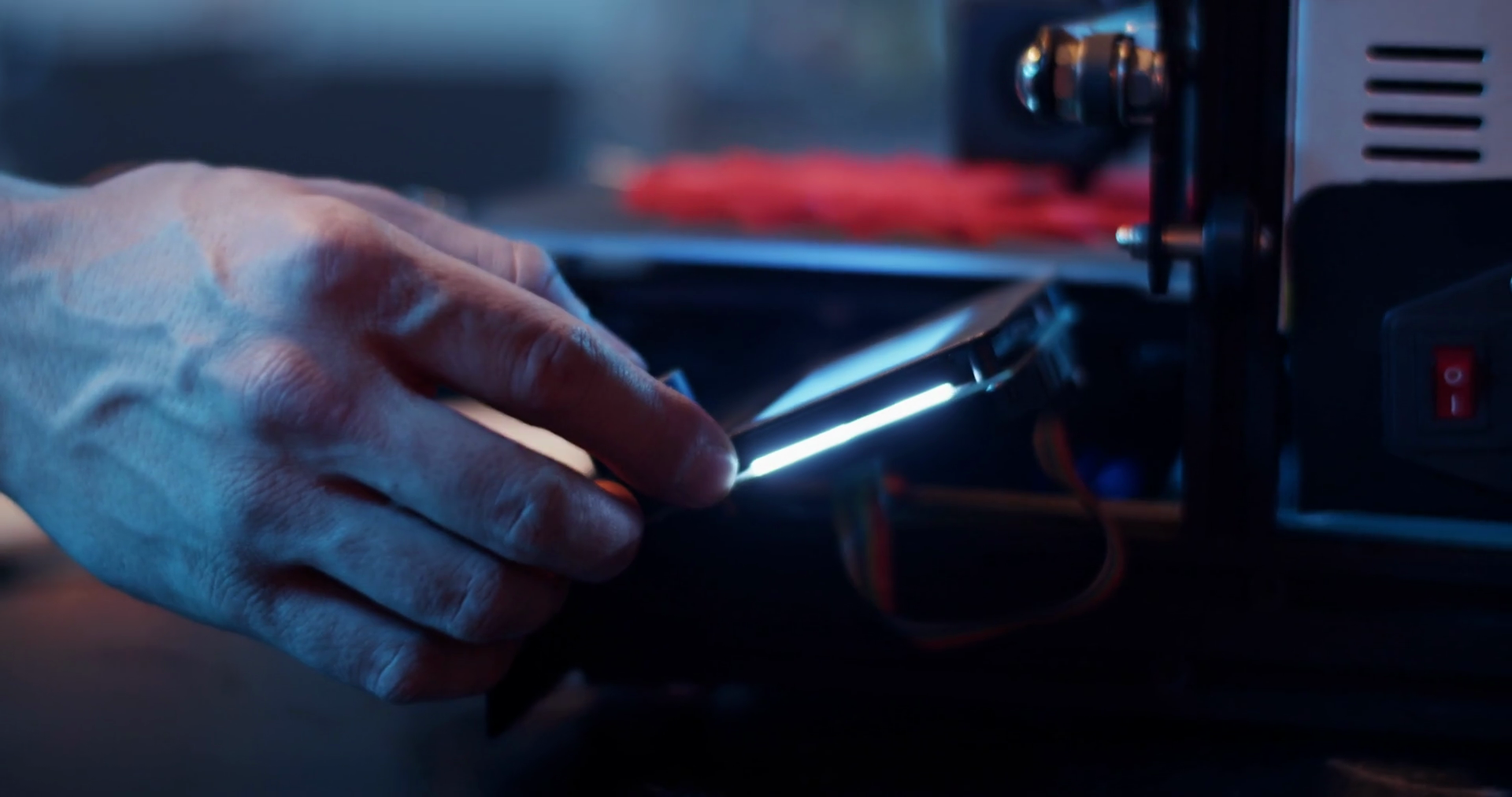 Close Up View Of Man Operating Modern 3d Stock Footage SBV-348753460 ...