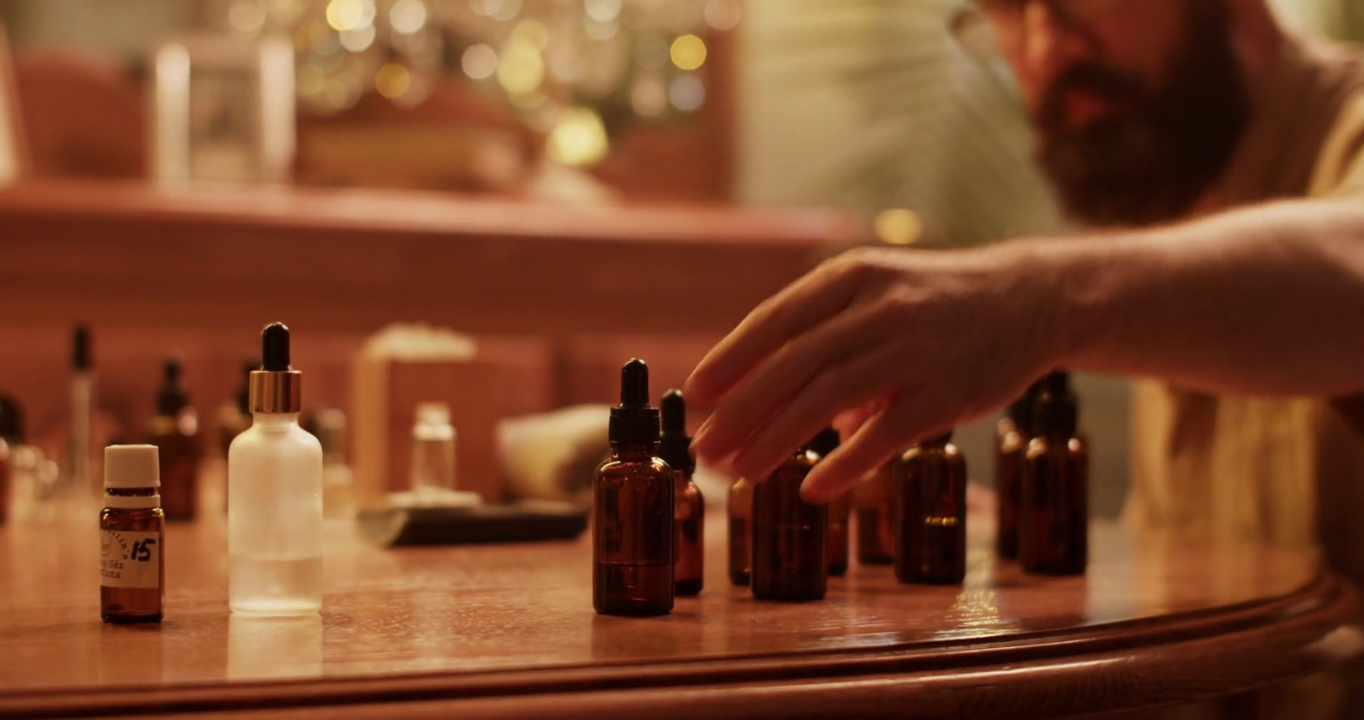 Professional Perfumer Taking Bottle Of Oil Stock Footage SBV-348767612 ...
