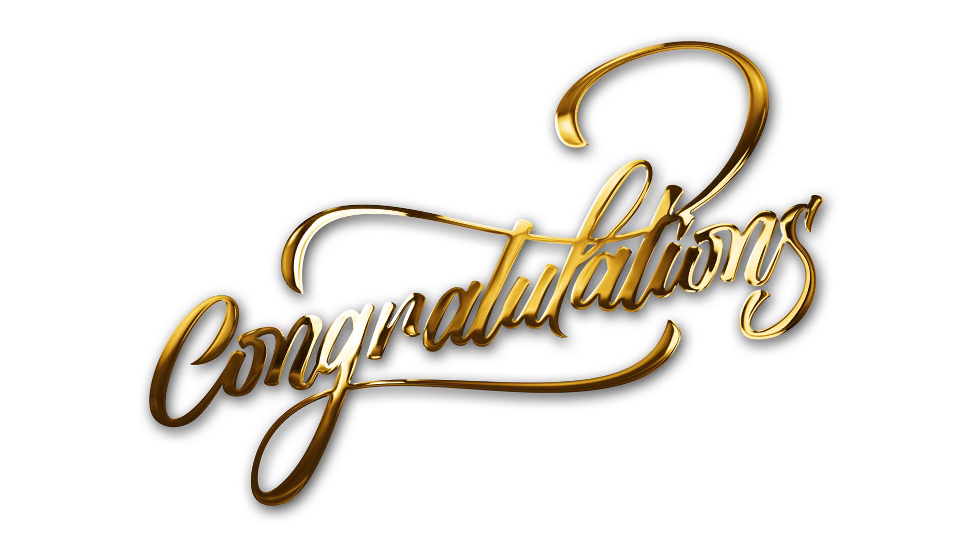 Congratulations Gold Text Animation Stock Motion Graphics SBV-352328420 ...