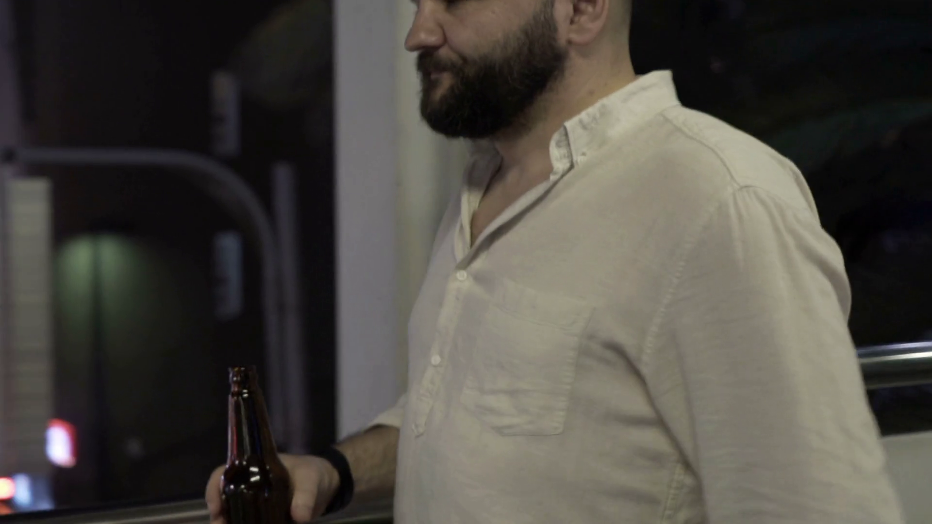 Drunk Man Walking In City Drinking Beer Stock Footage SBV-326005173 ...