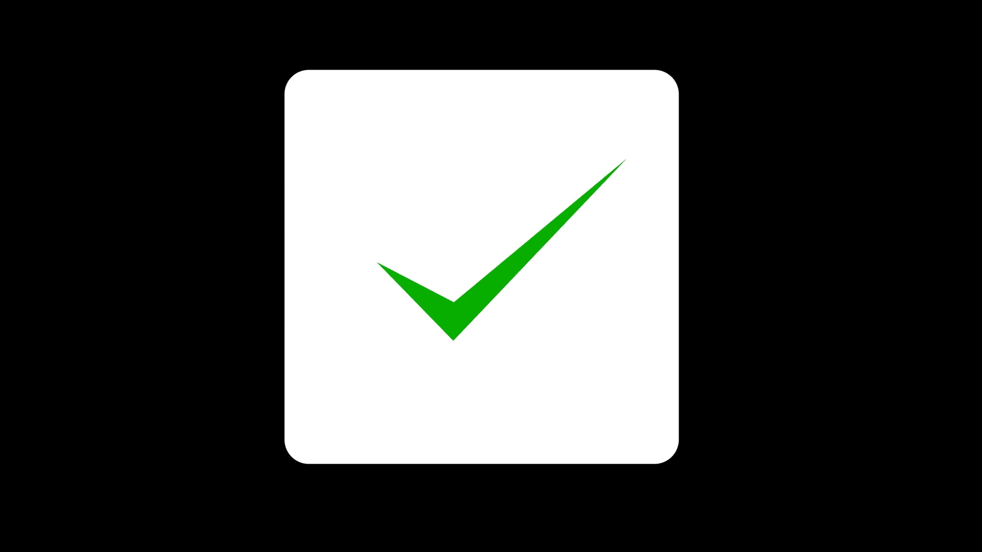 Green Check Mark Icon Animation With Stock Footage SBV-352257808 ...