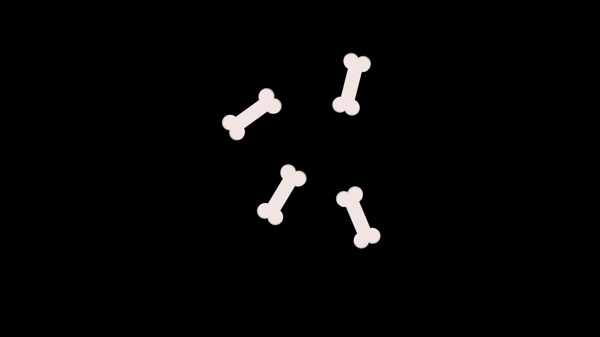 Bone Illustration Concept Icon Loop Stock Motion Graphics SBV-349070781 ...