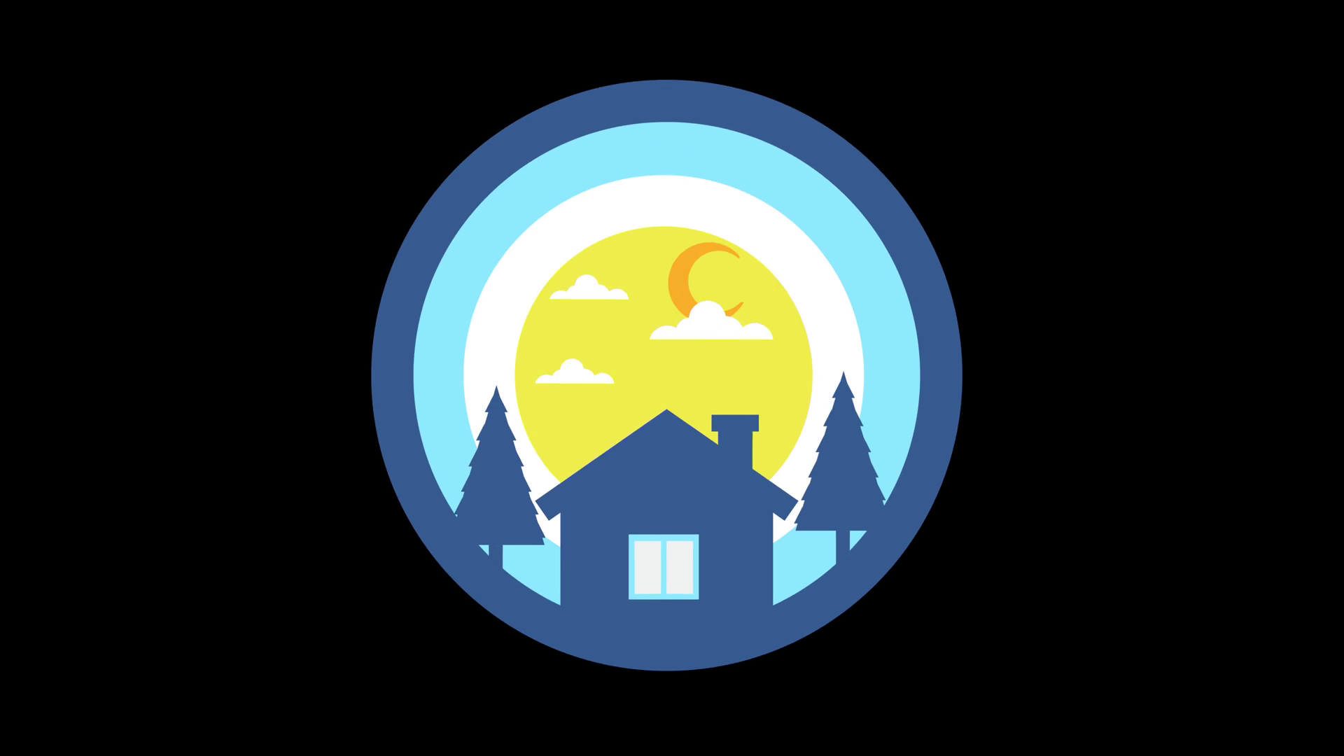 House Home Icon Symbol Animation With Alpha Stock Motion Graphics SBV ...