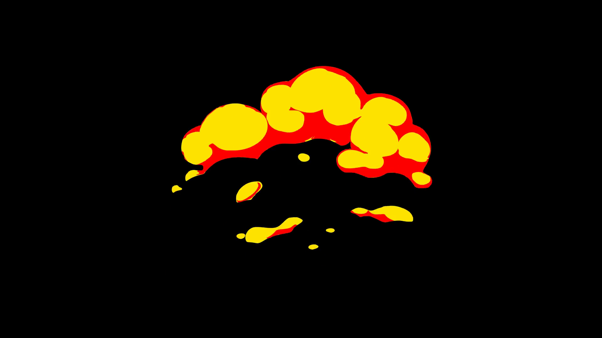 Abstract Cartoon Burst Particle Blast Effect Stock Footage SBV ...
