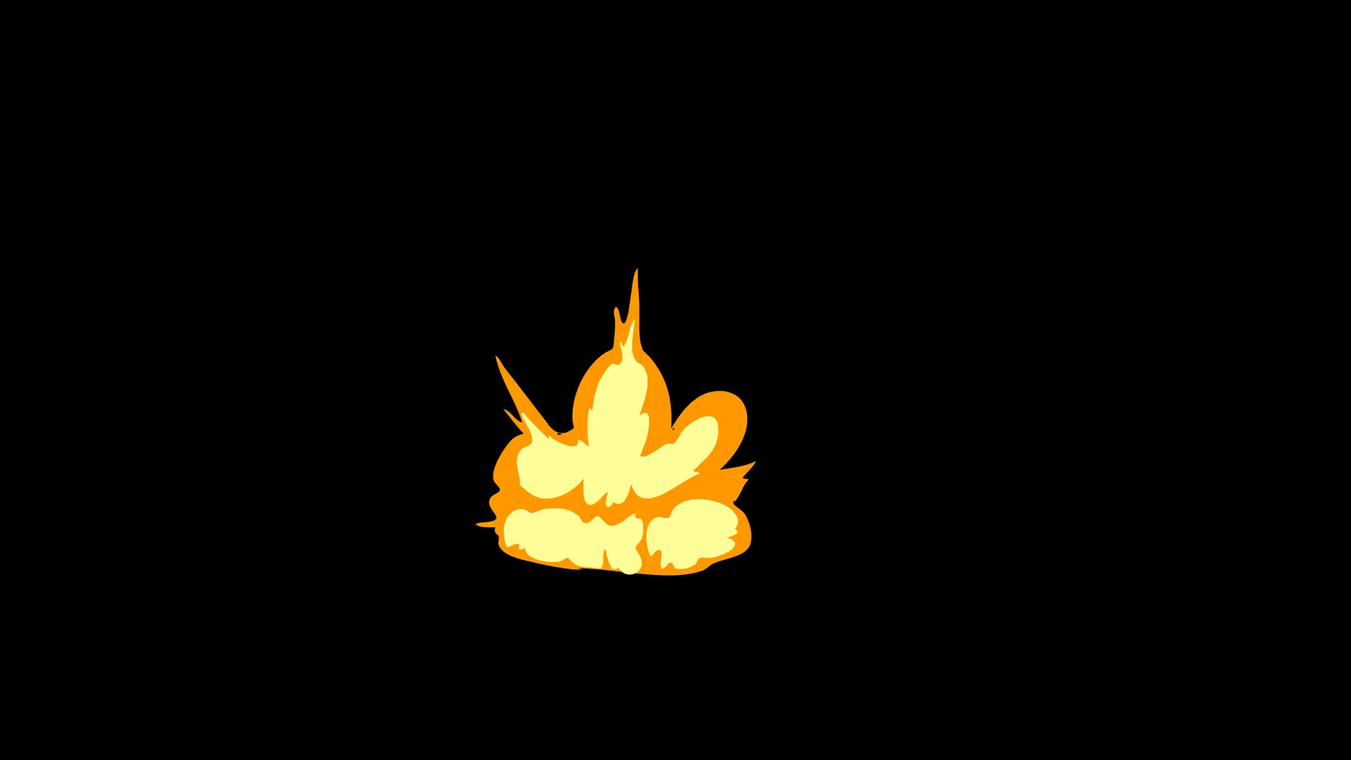Abstract Cartoon Burst Particle Blast Effect Stock Footage SBV ...