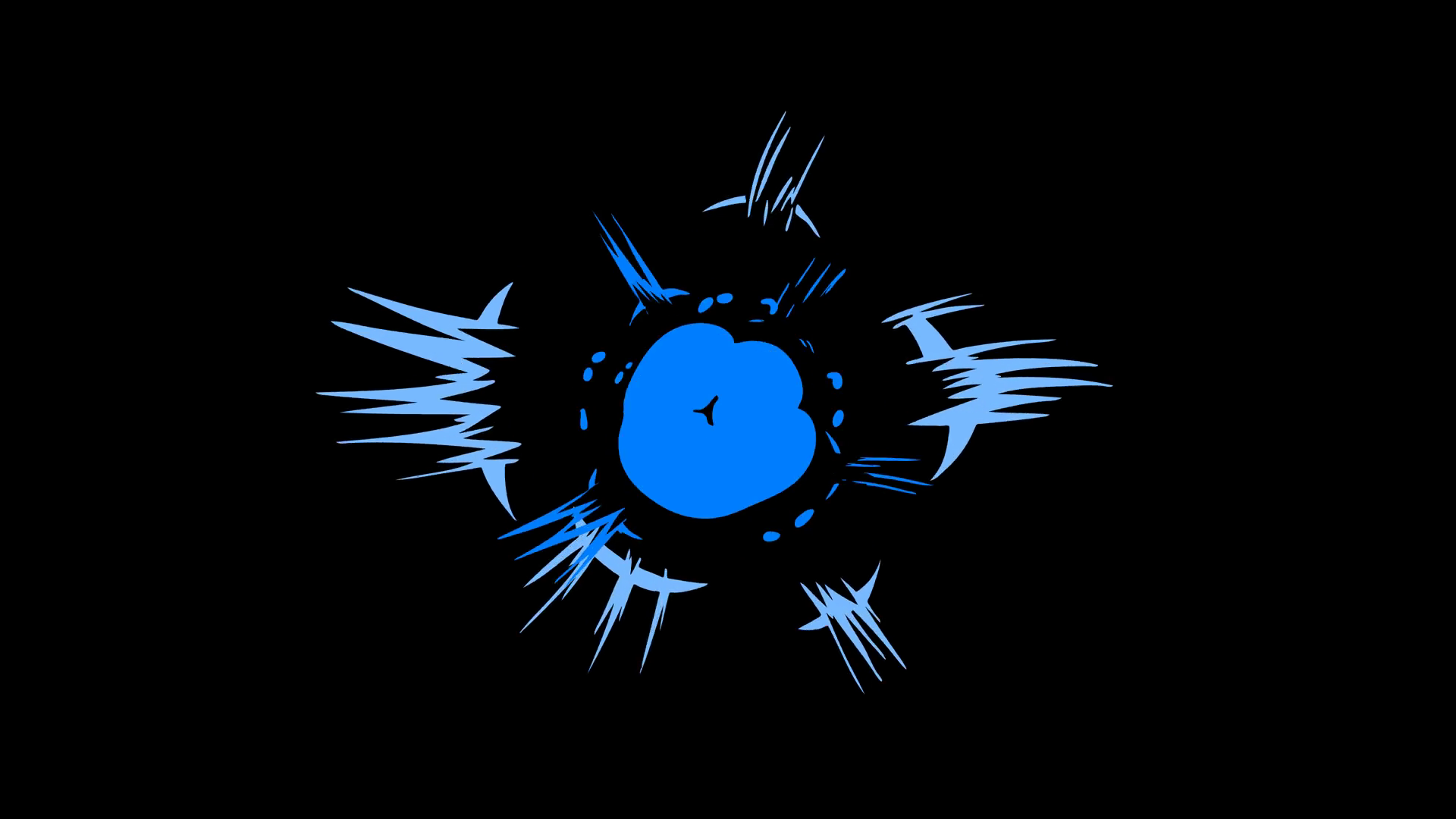 Abstract Cartoon Burst Particle Blast Effect Stock Footage SBV ...
