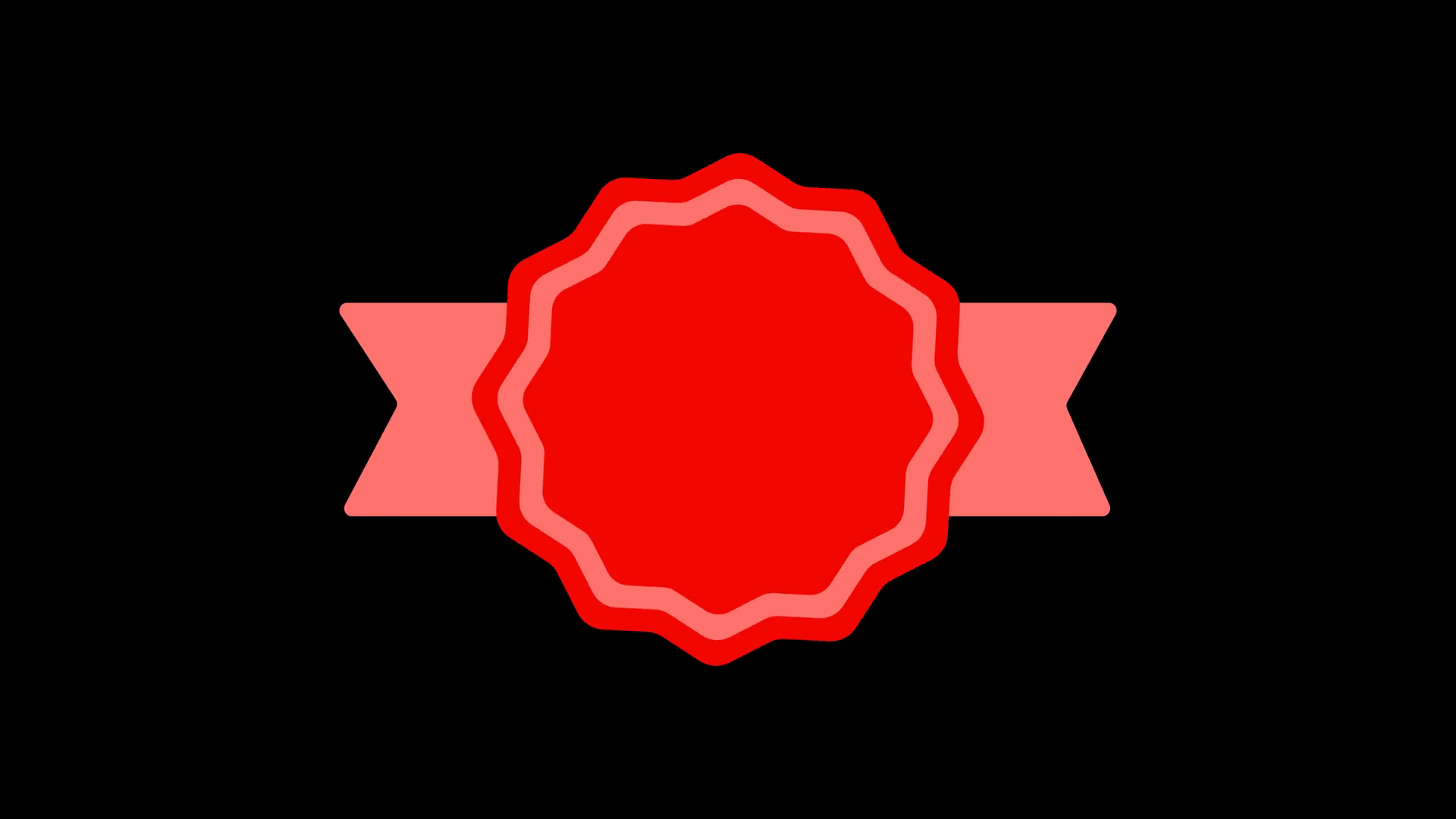 Discount Label Percentage Ribbon Icon Stock Footage SBV-352156493 ...