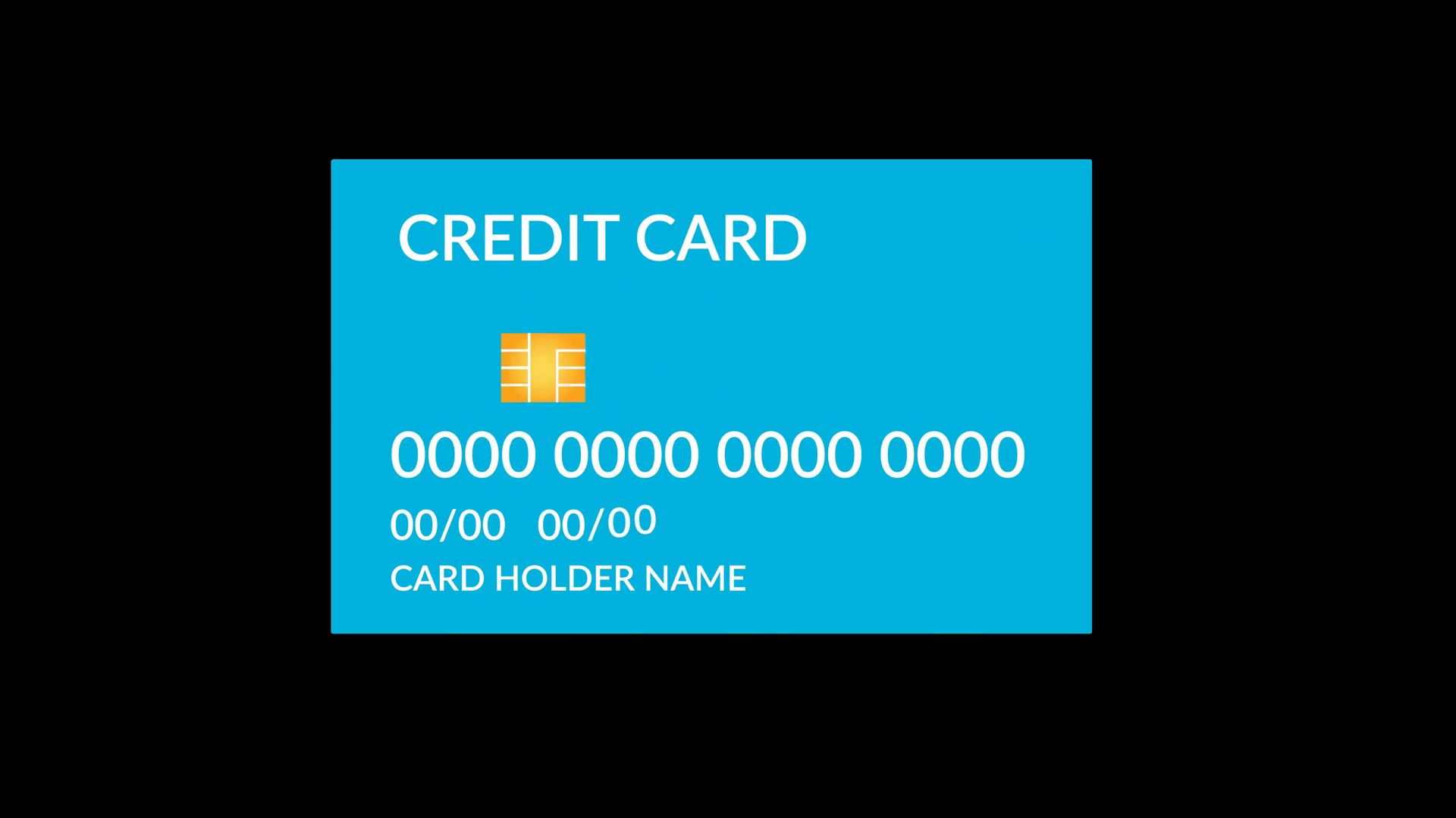 A Bank Credit Card With World Map Icon Stock Motion Graphics SBV ...