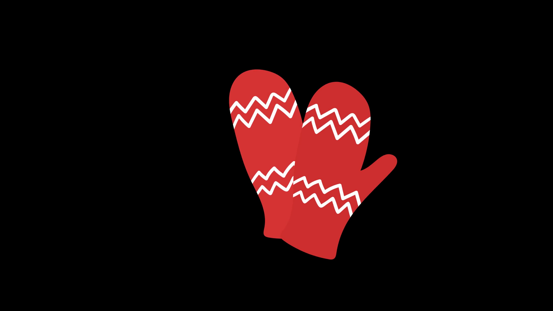 A Pair Of Red Mittens Gloves Icon Concept Stock Motion Graphics SBV-348926457 - Storyblocks