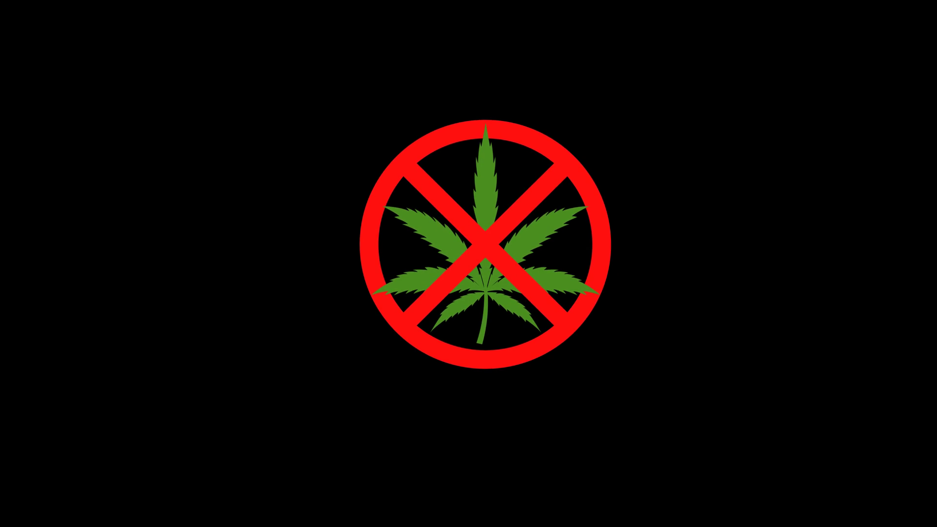 Stop Marijuana Prohibition Sign Icon Stock Footage SBV-352949258 ...