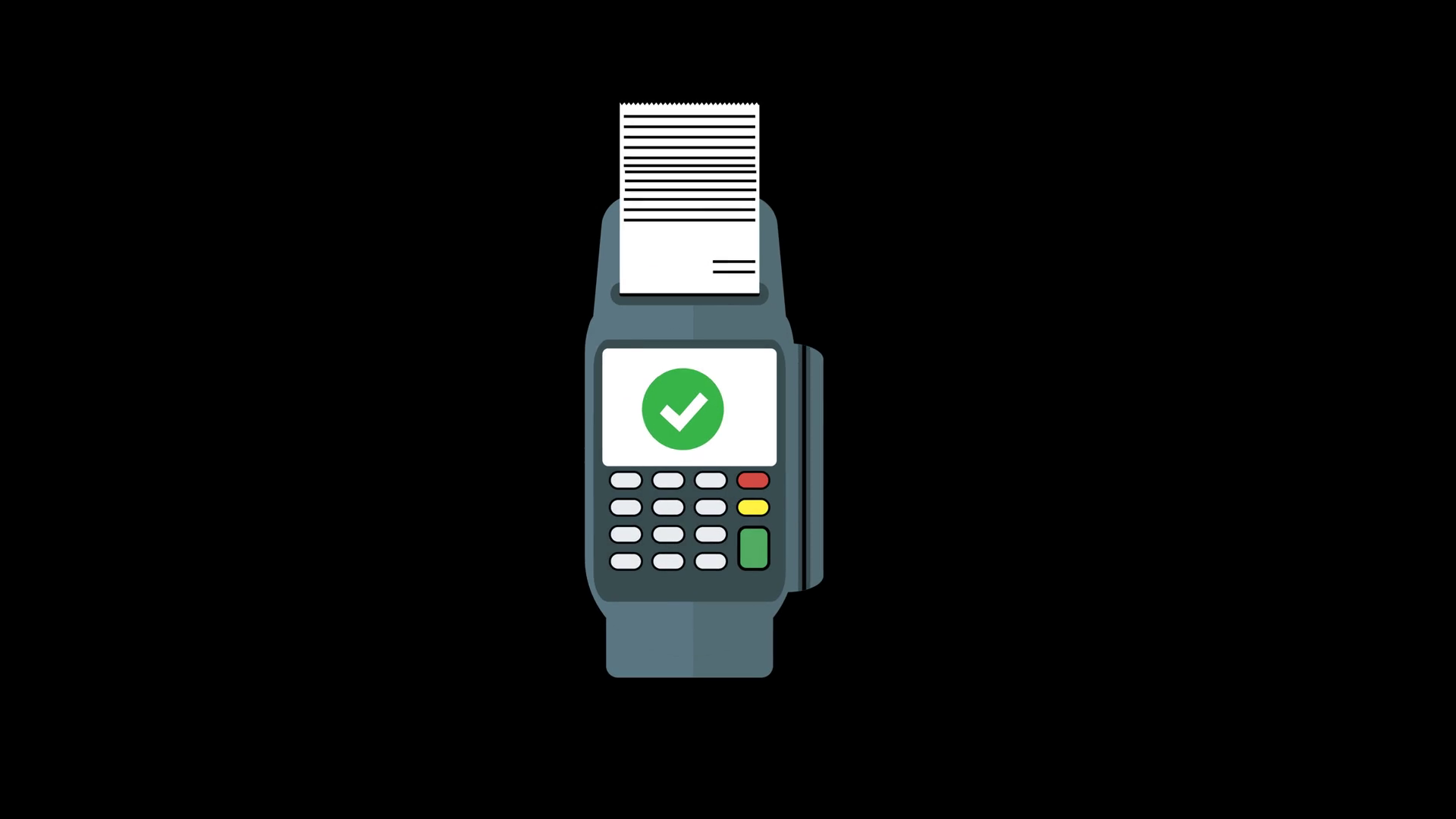 Pos Machine Payment Device Terminal Stock Motion Graphics SBV-348791832 ...