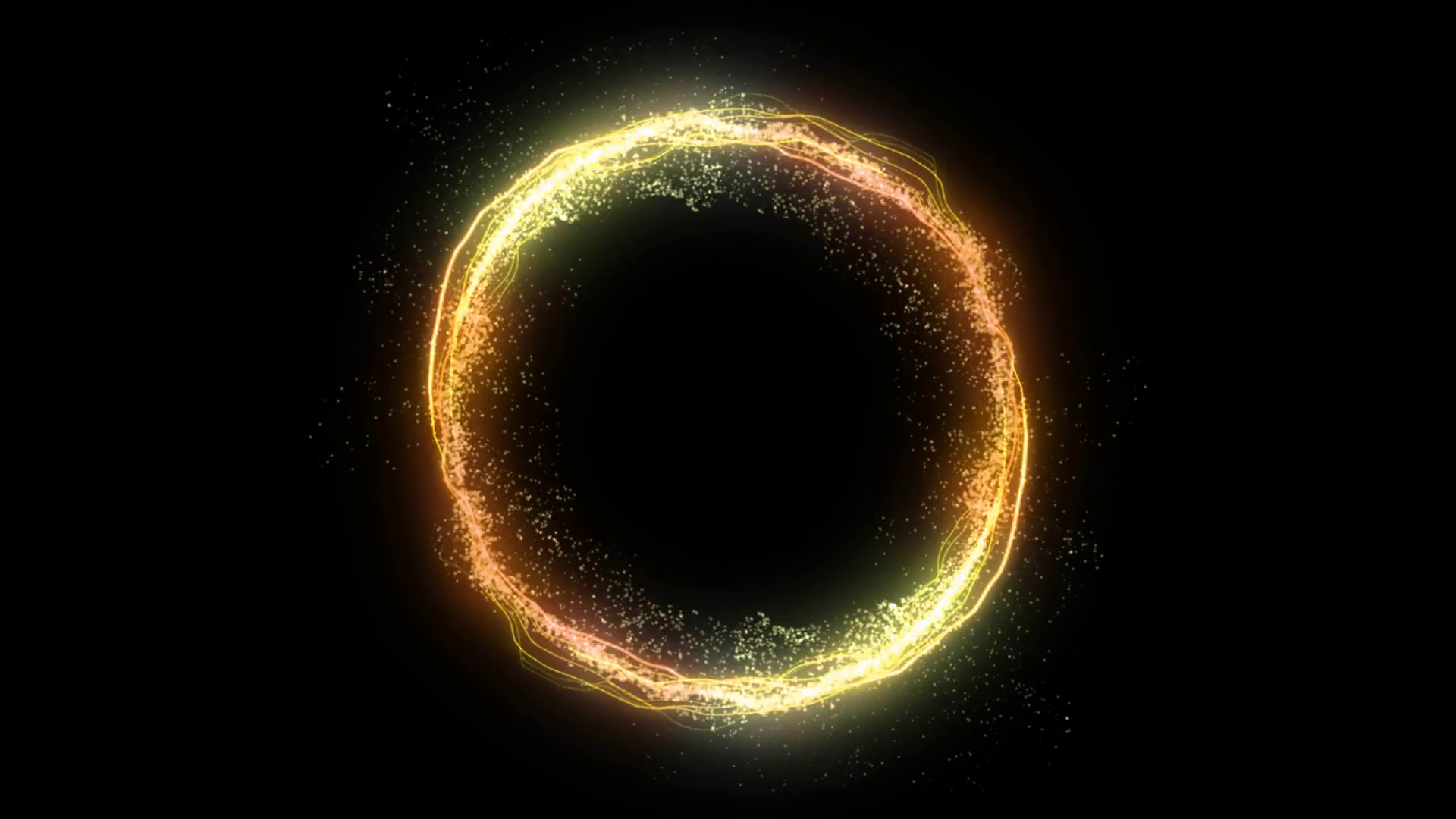 Abstract Futuristic Magic Circle Tunnel Ring Stock Footage SBV ...