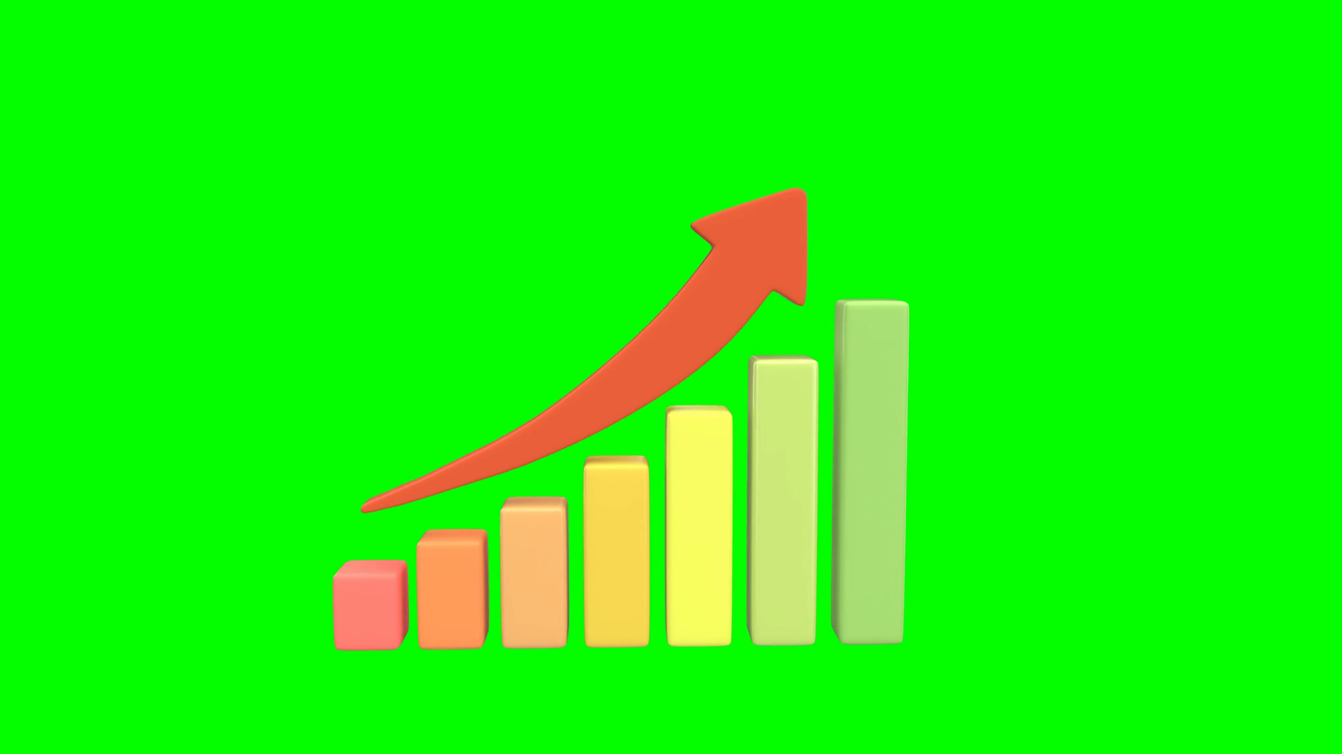 3d Animation Ascending Bar Chart With Bold Stock Footage SBV-352221216 ...