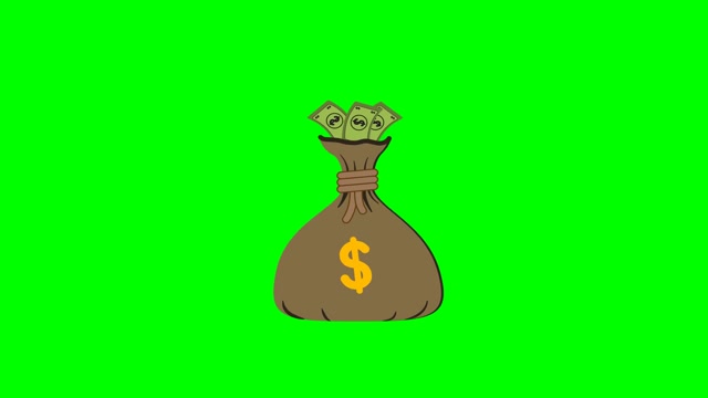 Money Bag Animation Stock Footage: Royalty-Free Video Clips - Storyblocks