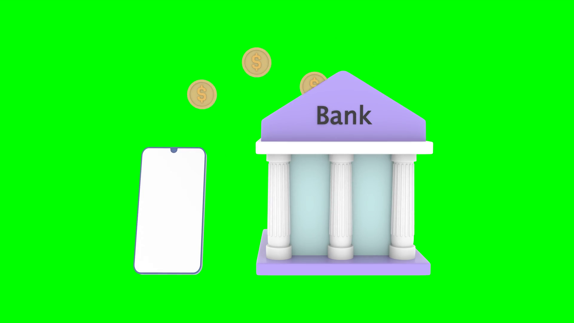 3d Animation Of Mobile Cash Coin Transfer Stock Footage SBV-352832490 ...