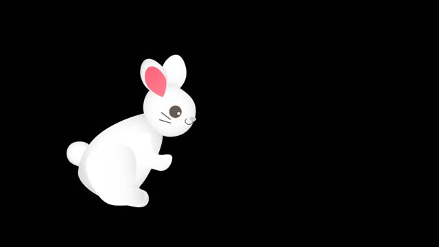 Cartoon Rabbit Stock Footage: Royalty-Free Video Clips - Storyblocks