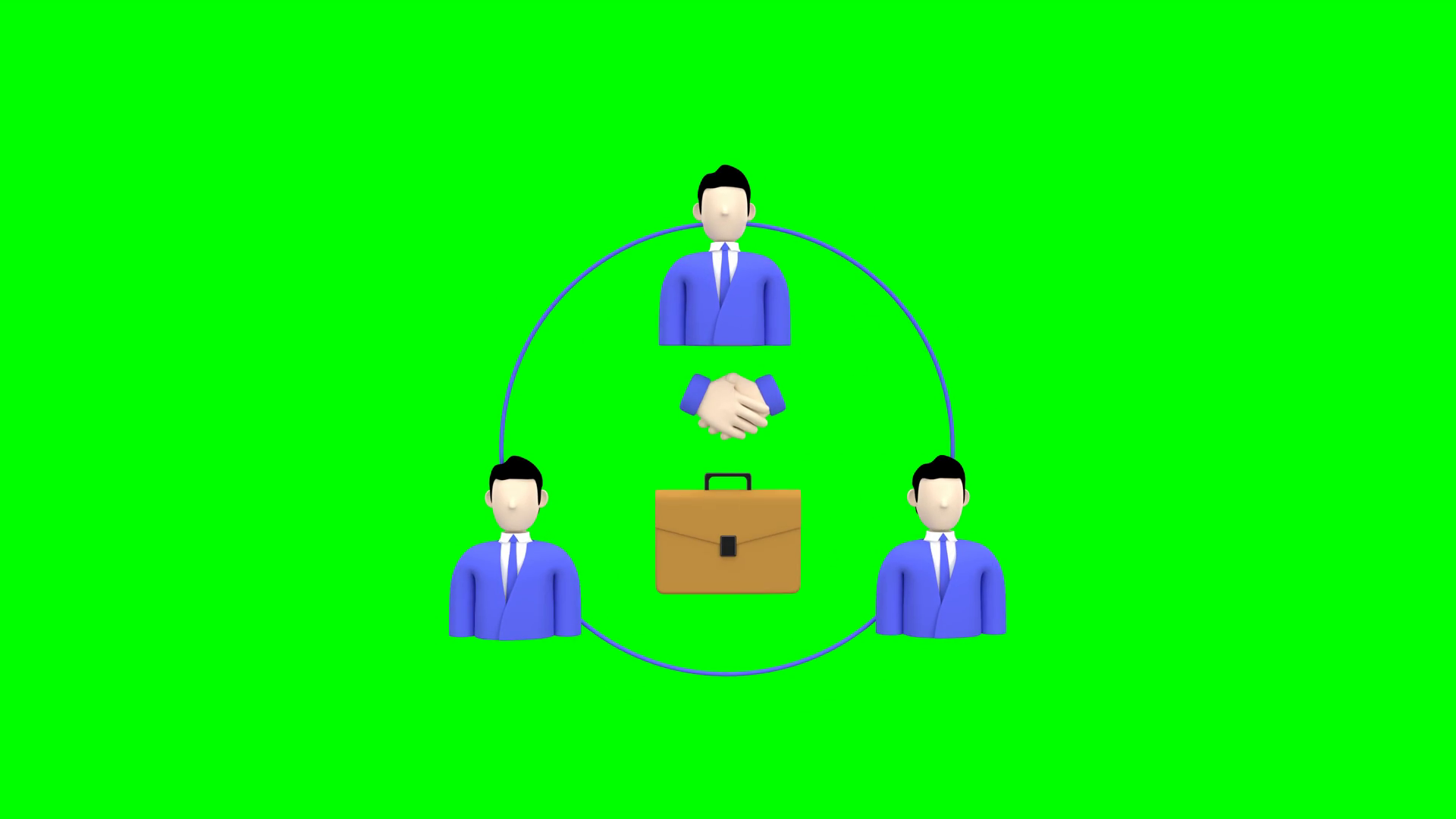 3d Animation Business Collaboration Teamwork Stock Footage SBV ...