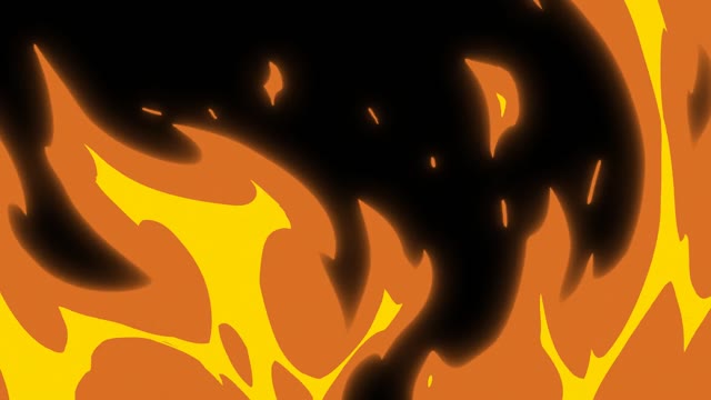 Animated Realistic Fire On Transparent Background Stock Footage ...