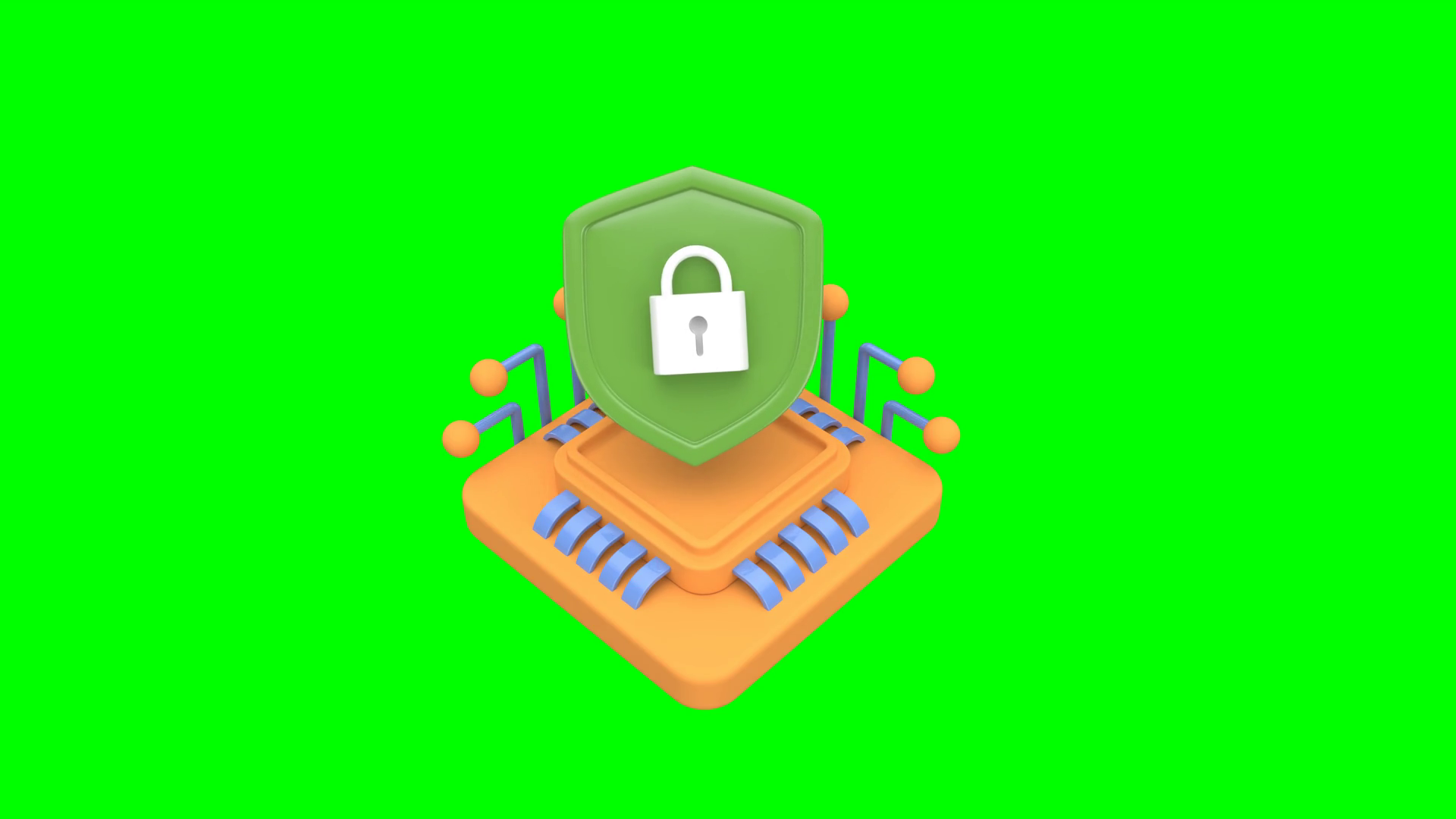 3d Animation Cybersecurity Digital Chip Stock Footage SBV-352114656 ...