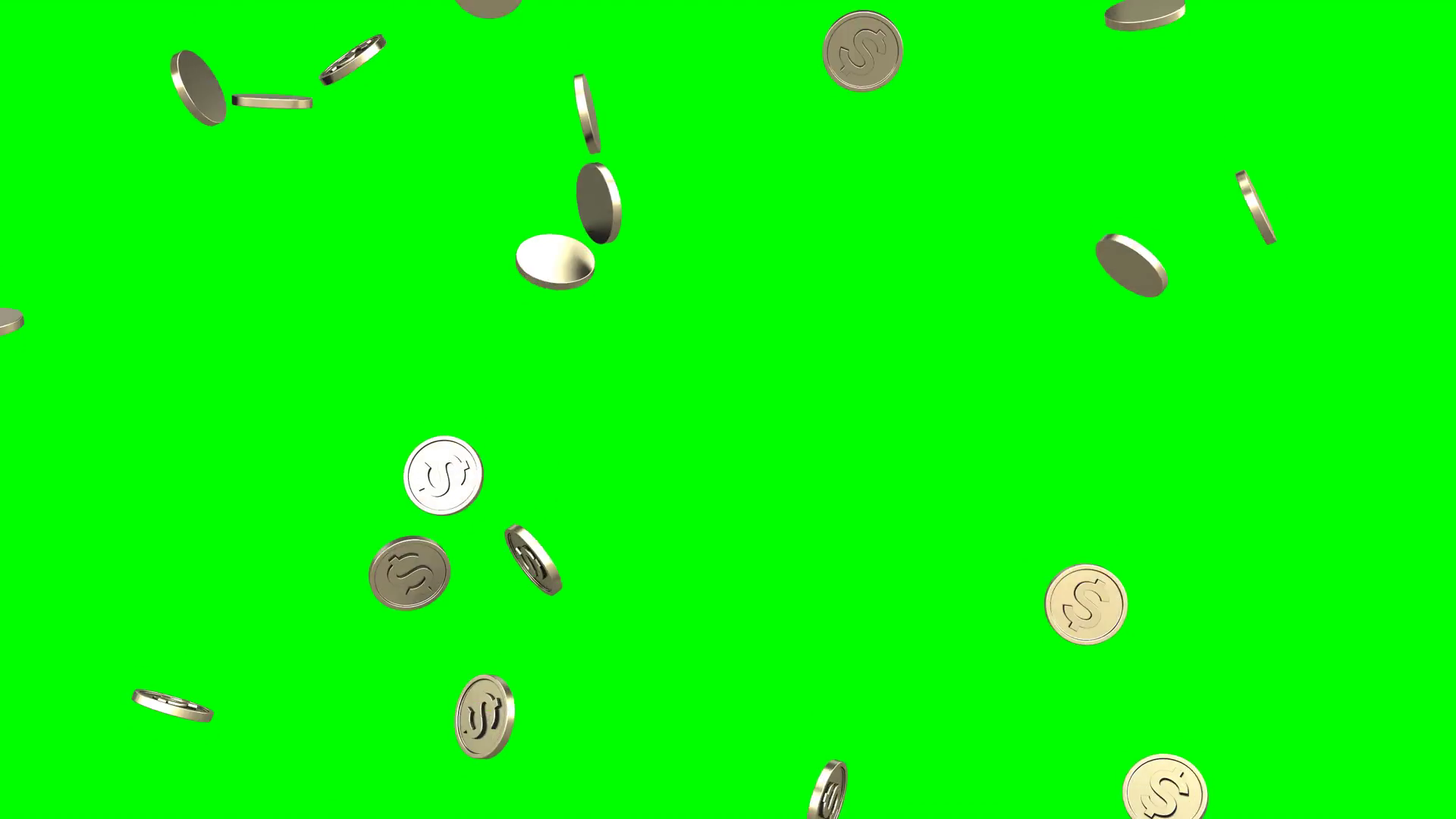 3d Gold Coin Falling 3d Animation Gambling Stock Footage SBV-352236047 ...