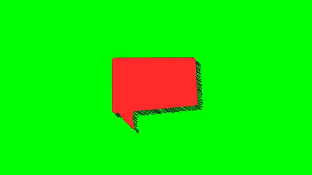 Green Screen Speech Bubble Stock Footage: Royalty-Free Video Clips ...