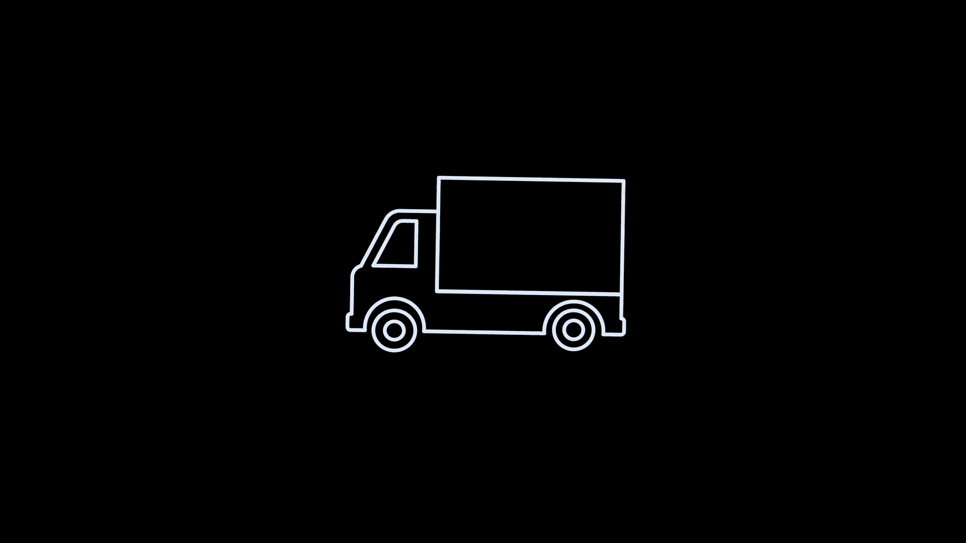 Delivery Car Vehicle Icon Animation Loop Stock Footage SBV-347627987 ...
