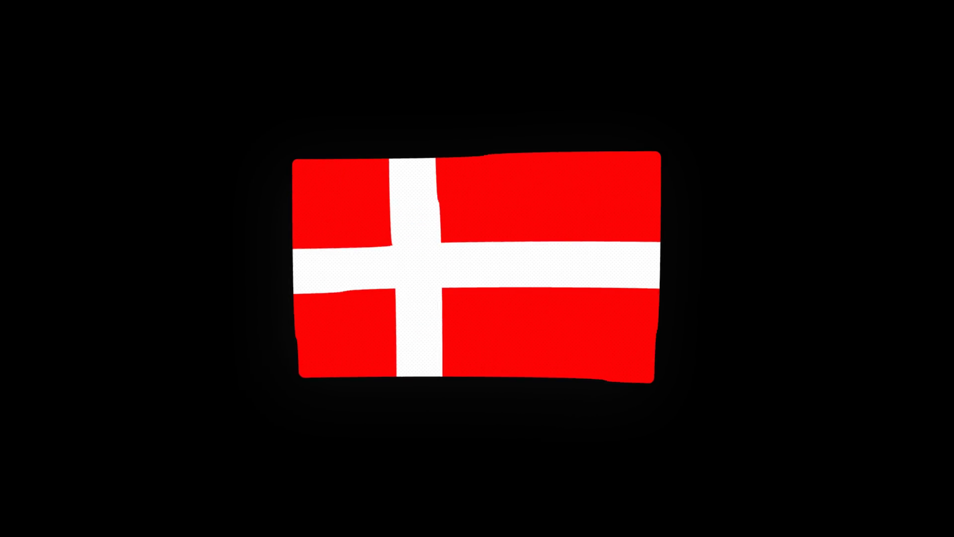 National Denmark Flag Country Icon Seamless Stock Footage SBV-348459752 ...