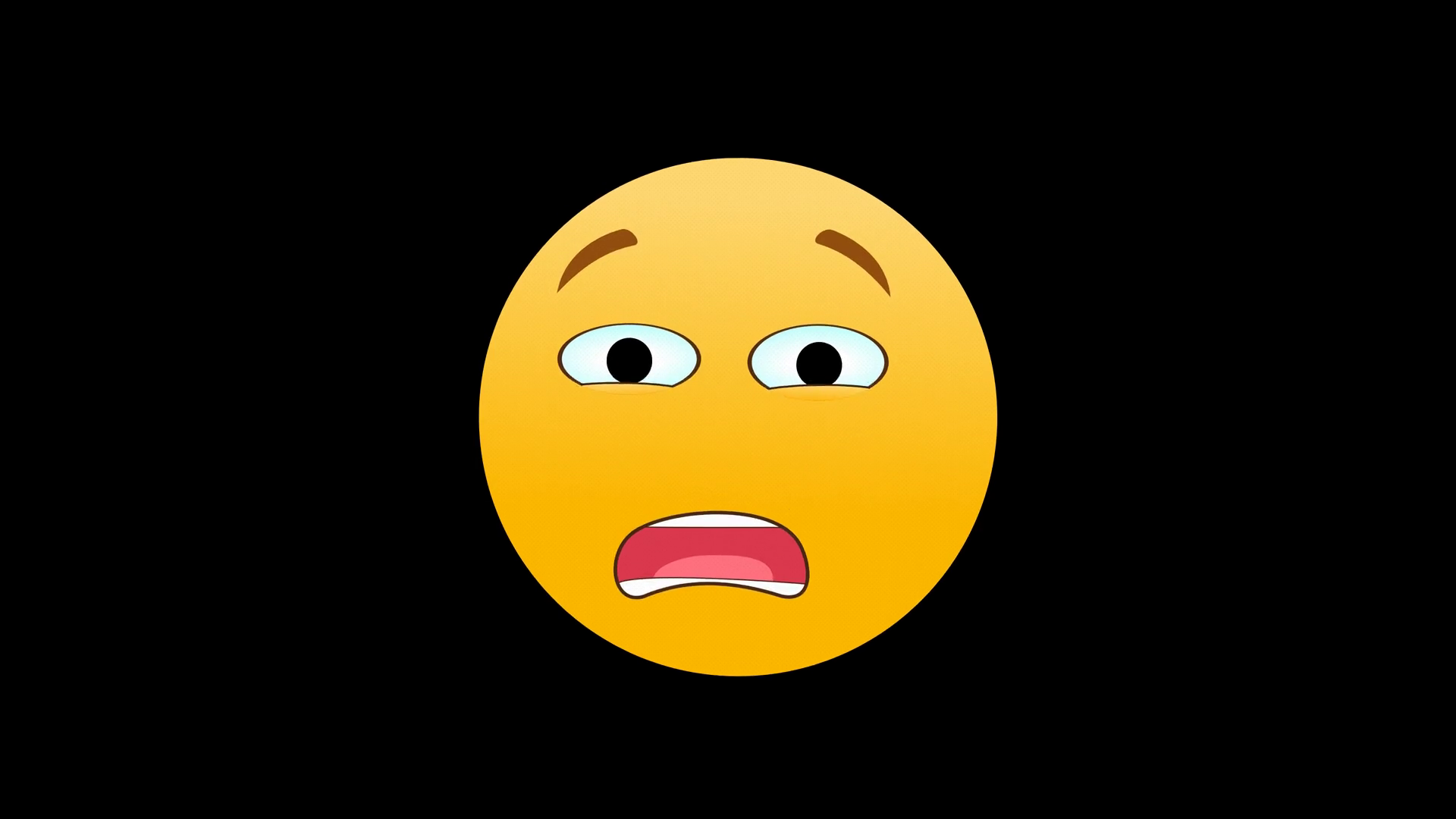 Scream Emoji Crying Sad Emoji Emotion Icon Stock Footage Sbv 347603623