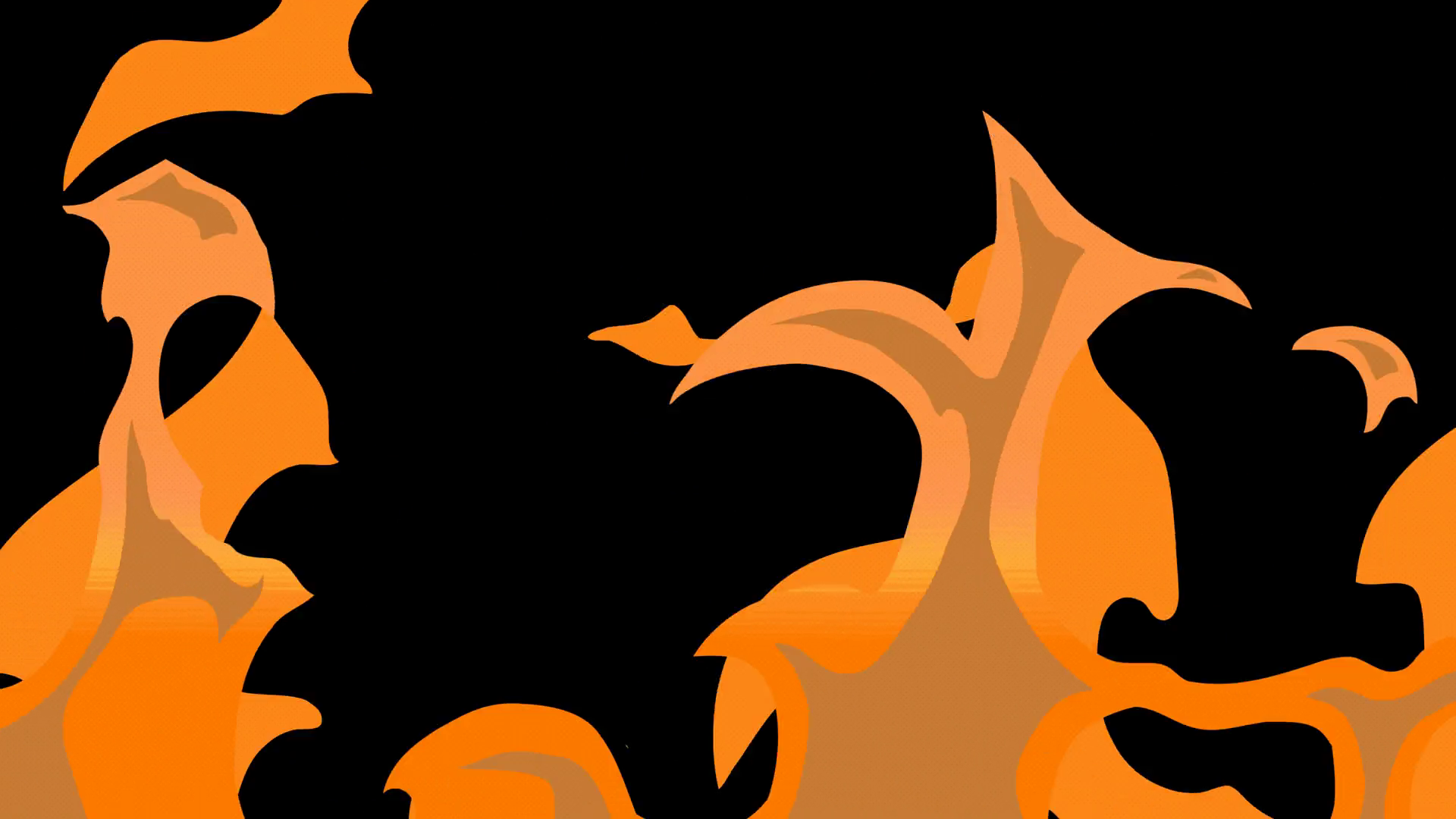 Cartoon Transition Liquid Fire Effect Loop Stock Footage SBV-348660184 ...