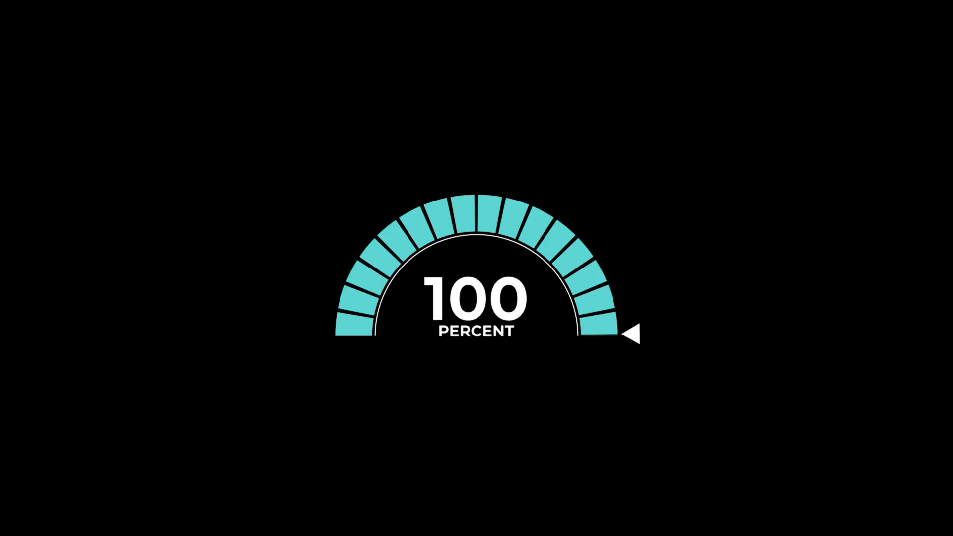 Pie Chart 0 To 100% Percentage Infographics Stock Footage SBV-347492973 ...