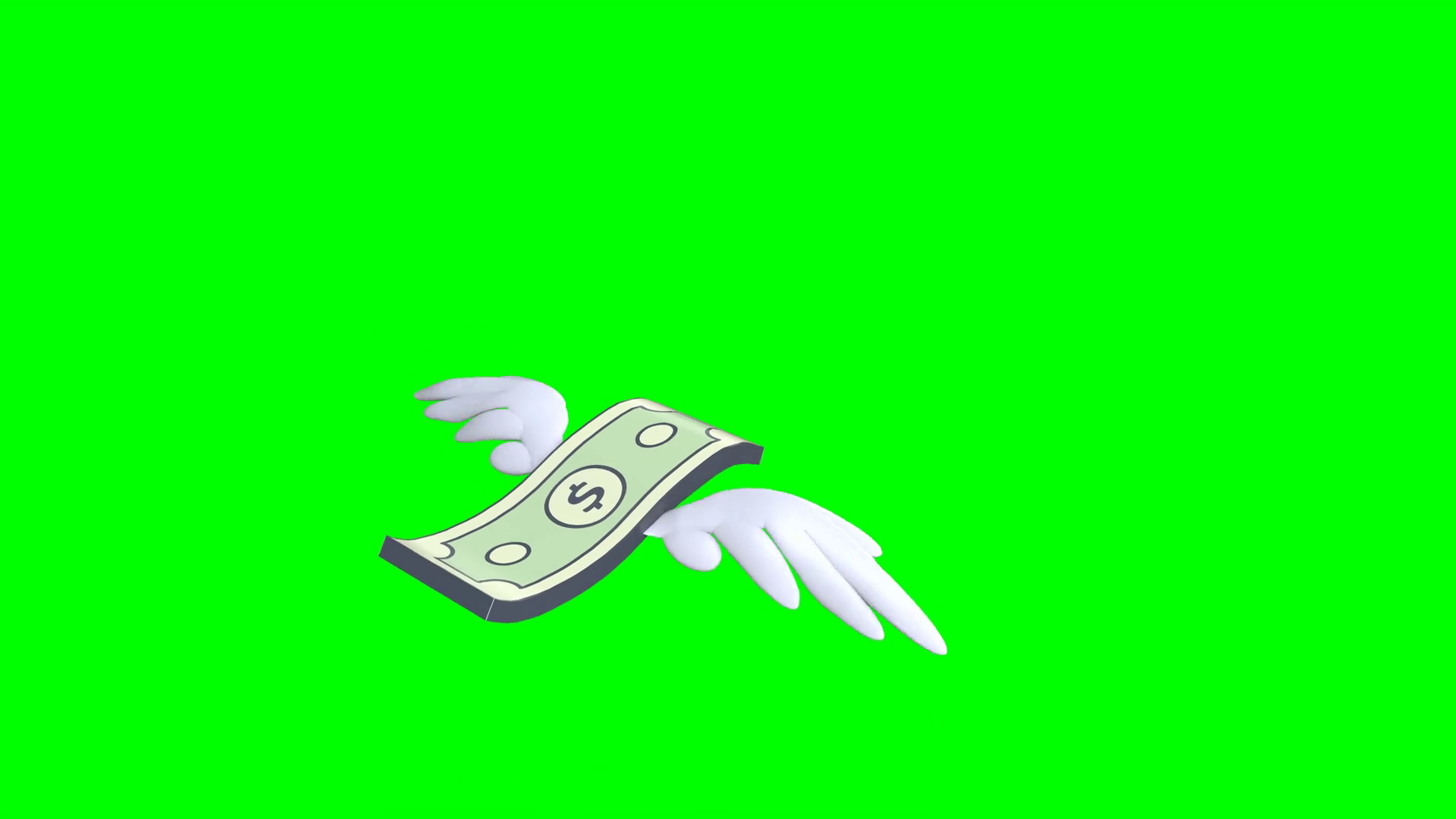 Flying Dollar Bill With Wings Money Freedom Stock Footage SBV-352832396 ...