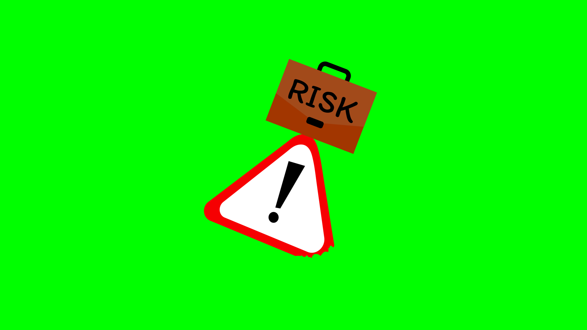 Financial Risk Concept Animation With Stock Footage SBV-353864433 ...