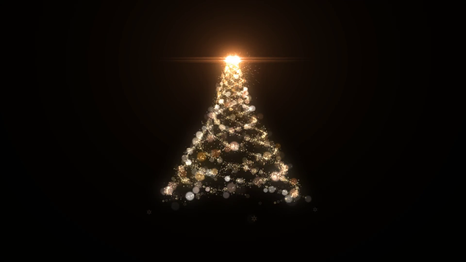 Glowing Trail Forming Christmas Tree Stock Footage SBV-348706758 ...