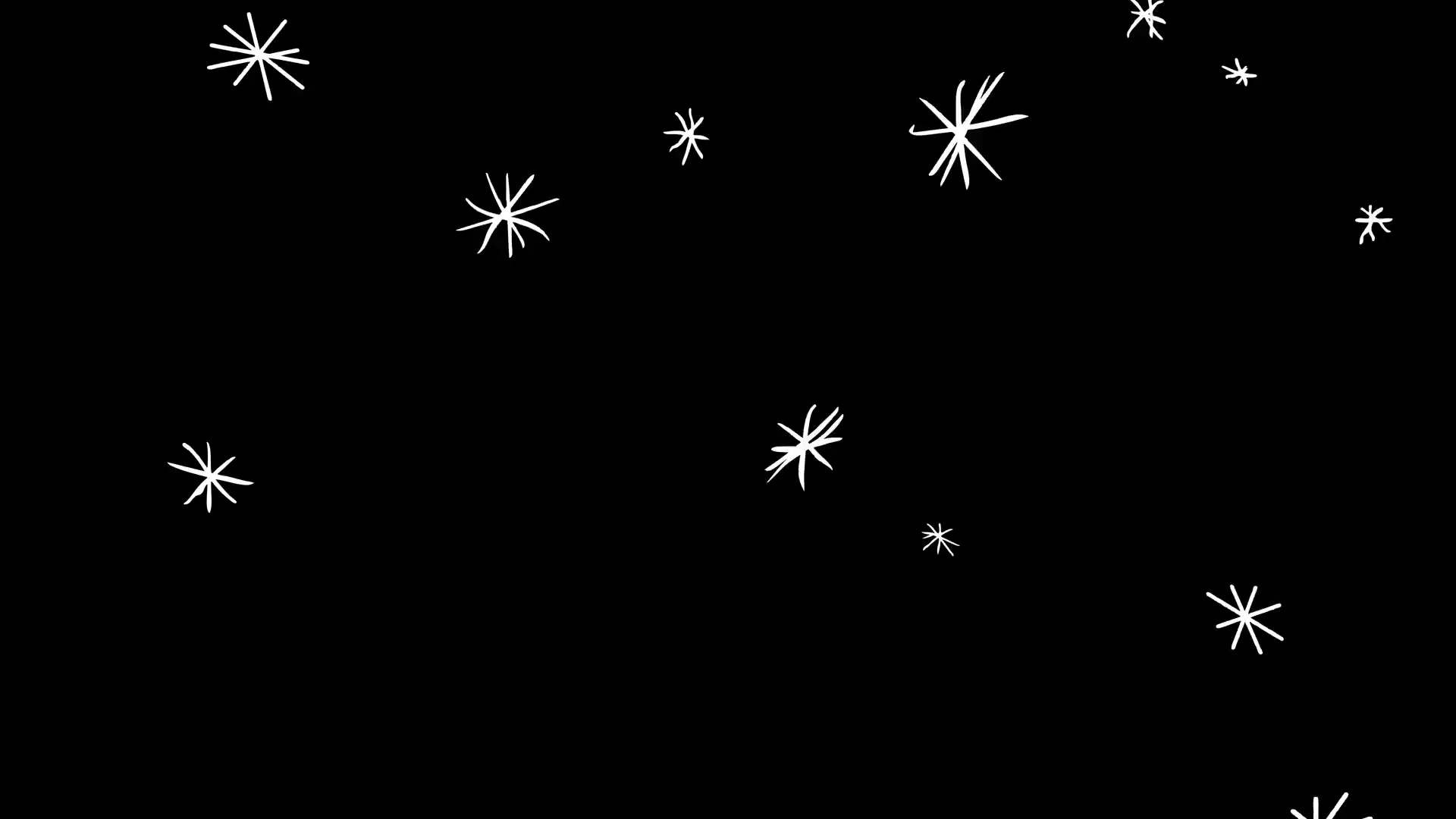Snow Flakes Overlay Slowly Falling Winter Stock Motion Graphics SBV ...